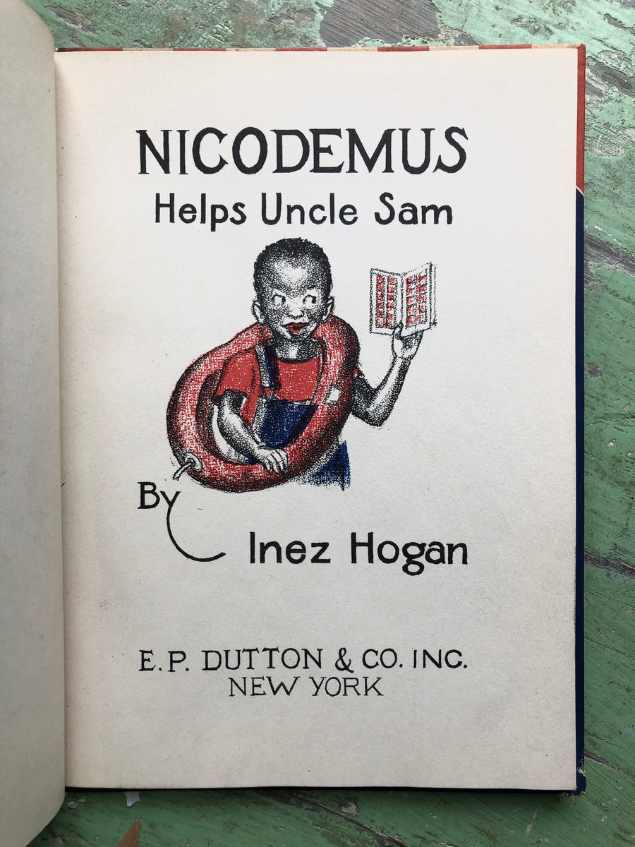 Nicodemus Helps Uncle Sam by Inez Hogan. SIGNED – Under the Covers ...