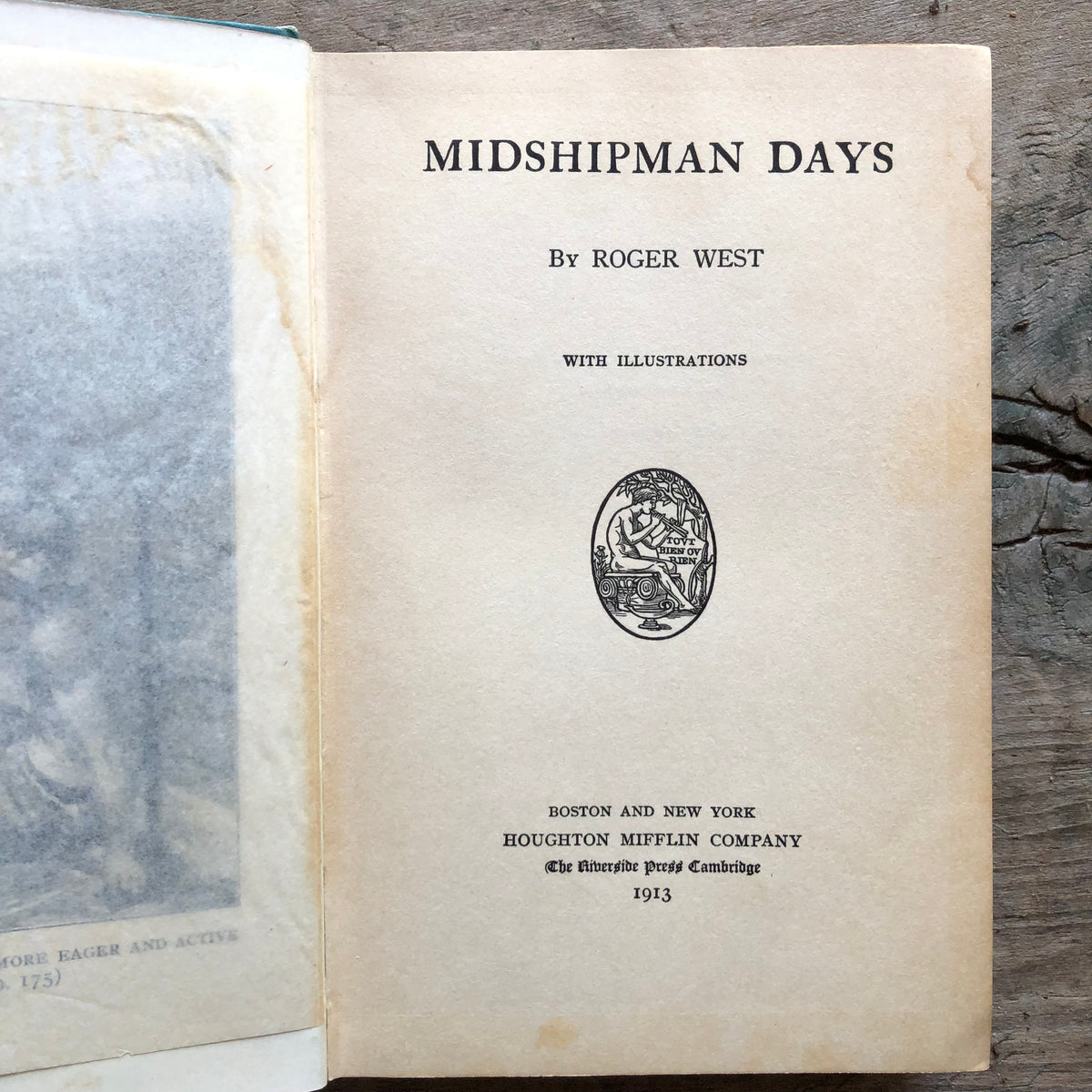 Midshipman Days by Roger West – Under the Covers Antique and Vintage Books