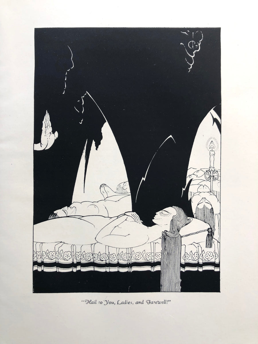 "Hail to you, ladies, and Farewell!" Print by Ray F. Coyle from "Jurge ...